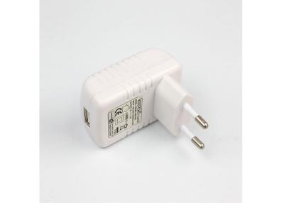 China 6W Mobile Phone AC Power Adapter EU Plug USB Charger EN55022 for sale