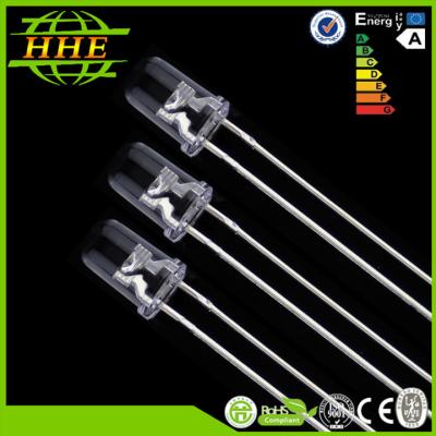 China Water Clear Lens Dip LED 5mm LED Diode Orange Color Long Leg for sale