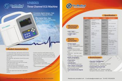 Chine L'ecg portatif usinent avec le logiciel et peuvent se relier à l'imprimante externe à vendre