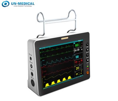 Chine Bloquer portatif de moniteurs de patient de paramètre de SPO2 NIBP 5 anti pour la salle d'opération à vendre
