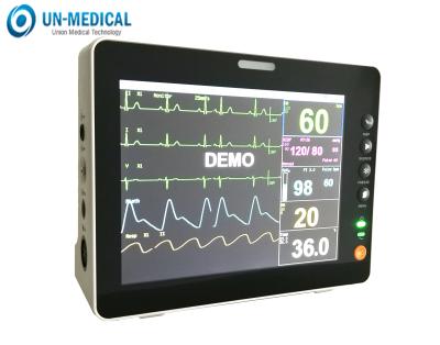 Chine Bloquer portatif de moniteurs de patient de paramètre de SPO2 NIBP 5 anti pour la salle d'opération à vendre
