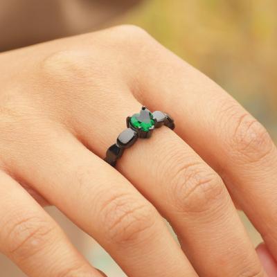 Cina Anelli in acciaio inossidabile 18K placcati in oro per il fidanzamento in vendita