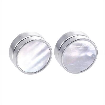 China Pearl Shell Inlay Men'S Button Covers for Wedding Attire for sale