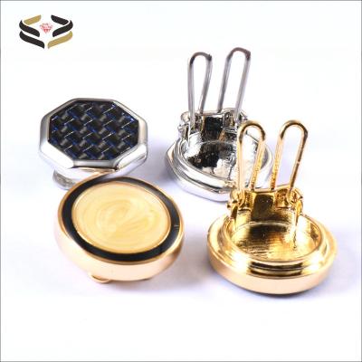 Cina Collegamenti a manette in fibra di carbonio Collegamenti a cravatta Clamps Coperture a bottone per uomini Camicia e maglietta in vendita