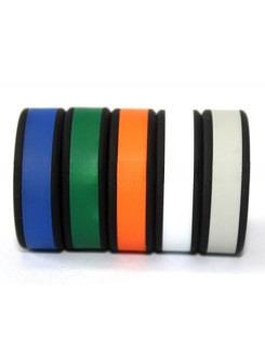 Cina Uomini Anello di nozze in gomma di silicone Respirante Flat Edge Apprezzamento per il fidanzamento in vendita