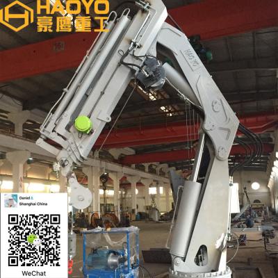 China Customized folding arm boom crane marine crane deck crane for sale for sale