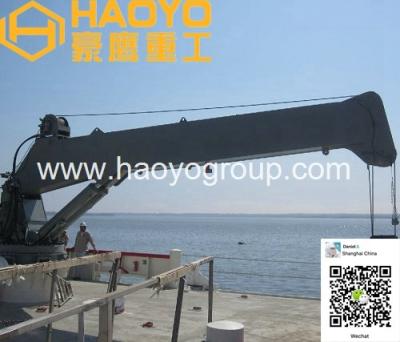 China Chinese manufacturer for  Customized stiff boom marine crane fixed boom crane for sale for sale