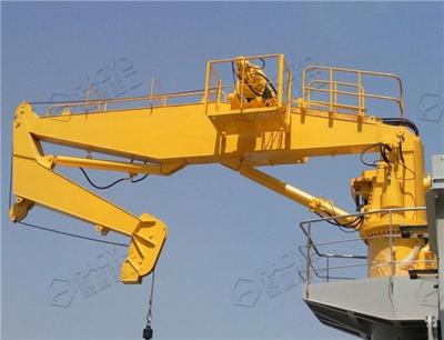 China HAOYO Widely used marine crane for service ships hydraulic marine crane for sale for sale