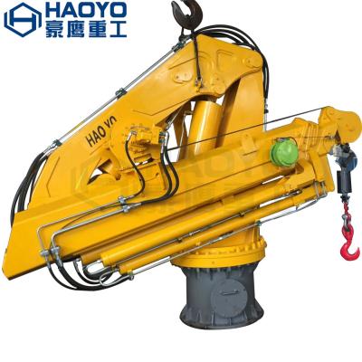 China HAOYO 1T/19M,5T/22M,Foldable Knuckle Boom Cranes for sale and can be customized for sale