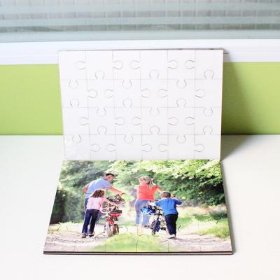 China MDF Sublimation 215x153mm Wooden Jigsaw Puzzles for sale