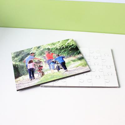 China MDF Sublimation 215x153mm Wooden Jigsaw Puzzles for sale