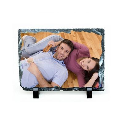 China Sublimation Blank Rock Slate And Heat Press Rock Photo For Decoration Souvenir for sale