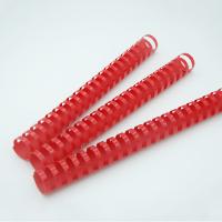 China PVC 21 Rings 250mic Plastic Comb Binding For notebook for sale