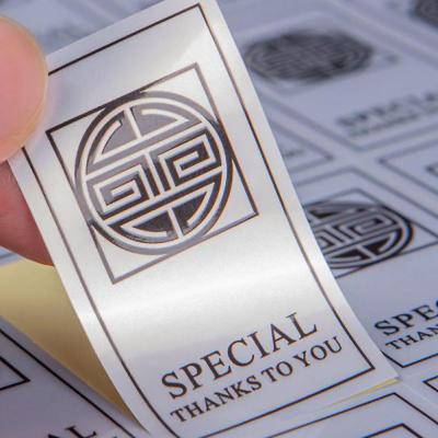 China Pacote impermeável feito sob encomenda Logo Label Printing do produto do rolo da etiqueta do vinil à venda