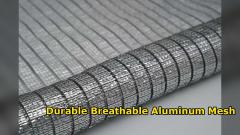 Durable Aluminum Foil Mesh Breathable Shade Solution