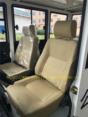 Cina Carretti di golf elettrici di tensione di bianco 48, automobile elettrica a quattro ruote con le porte in vendita