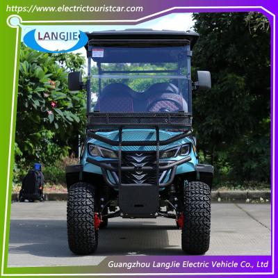 China Off-road 6 lugares carro de golfe elétrico com motor AC de 48V / 5KW para atividades ao ar livre for sale