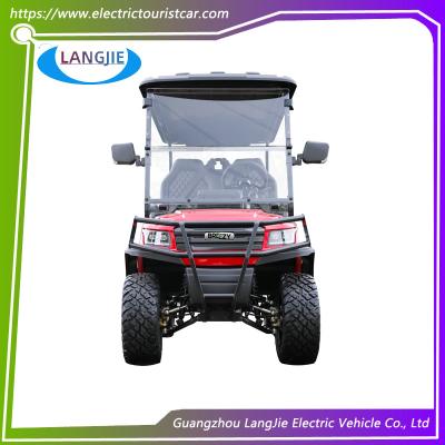 China Electric Hunting Car 4 Seaters Classic Car Golf Carts With Cool Style Accessories Cover For Hotel for sale