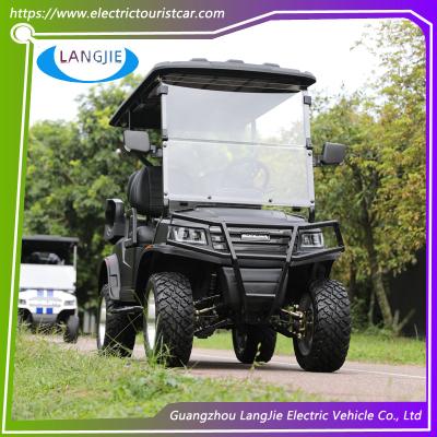 China Поднятый четырехколесный клубный автомобиль Гольф-бугги 4 места Электрический клубный автомобиль Президентская гольф-коляска for sale