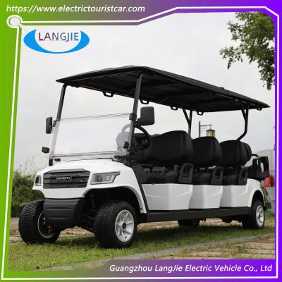 China Carrinho de golfe de 4 rodas AC Motor Buggy com bateria seca de 48V Carrinho de golfe de 8 passageiros para hotel for sale