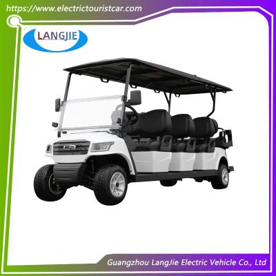 China 8 Carrinhos de Golf Elétricos de Passageiros Carrinhos de Golf Personalizados Motor AC Com Tejo Negro for sale