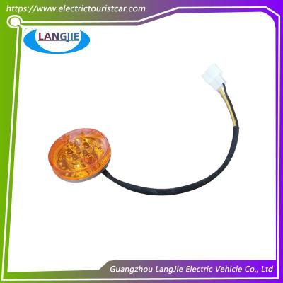 China LED Taillights, Brake Lights Circular Marshell Orange 12V Stop Indicator Lights Golf Cart Accessories for sale