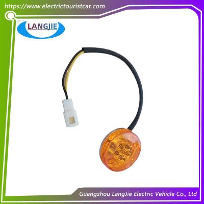 China LED Taillights, Brake Lights Circular Marshell Orange 12V Stop Indicator Lights Golf Cart Accessories for sale