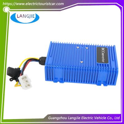China Golf Cart Voltage Step-Down Reduces 36V/48V To 12V 350W 30A DC Converter With Dual Power Supply for sale
