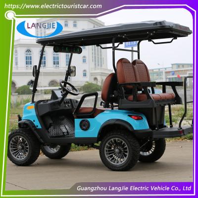 China Low Speed Electric Vehicles 4 Seats AC Motor Electric Golf Cart For Resort Car for sale