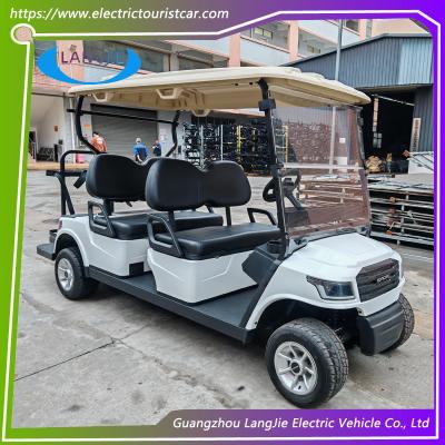 China 48 Volt Club Car Four Seater Electric Car AC Controller Electric Golf Club Cart For Hotel for sale