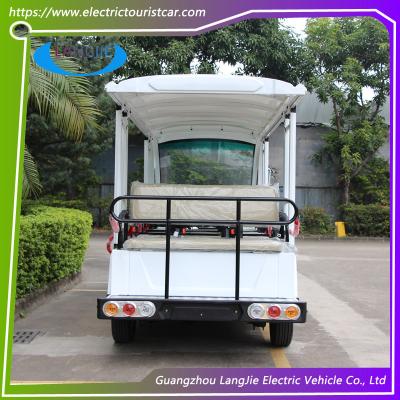 China 14 asientos Vehículos eléctricos de baja velocidad AC 72V 7.5KW Carro de golf eléctrico de 4 ruedas para autos de complejo for sale