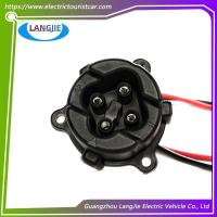 China Golf Cart Electrical DC Socket 48V Yamaha Black Circular Charging Cable Socket for sale