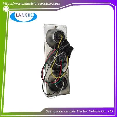 China Golf Cart Patrol Car EAGLE Tri Color Light Brake Light Assembly for sale