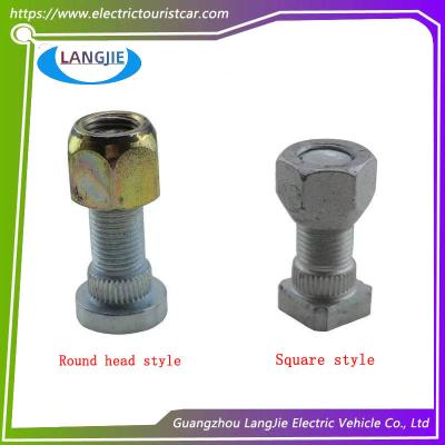 China Two Optional Anti Breakage And Anti Slip EZGO Tire Nuts Screws Golf Cart Components for sale