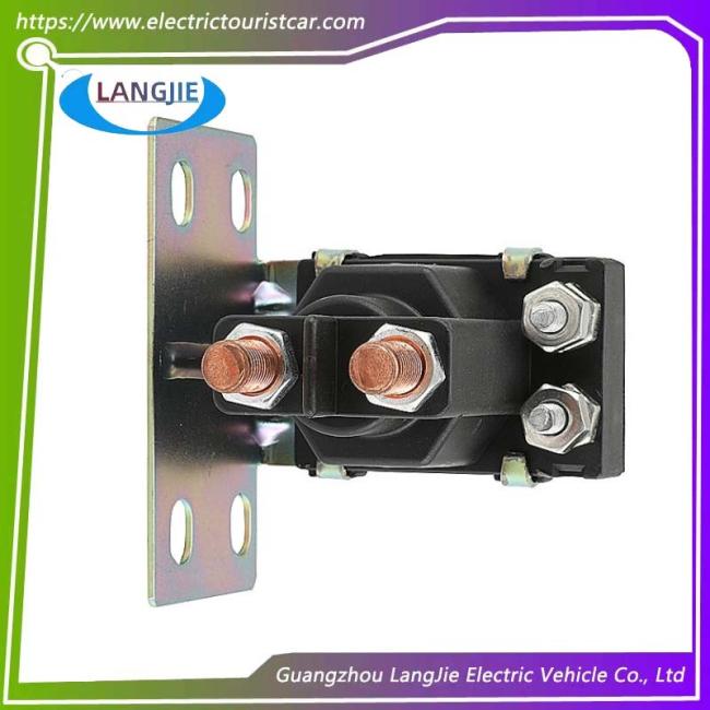 Golf cart switch component detail view