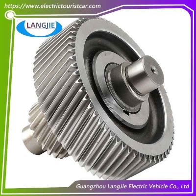 China EZGO RXV Rueda de dientes en espiral trasera Componente del carrito de golf de material de hierro en venta