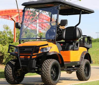 China Electric Golf Cart with 30% Gradeability AC Motor and Hydraulic Brake for Golf Courses and Tourist Resorts for sale