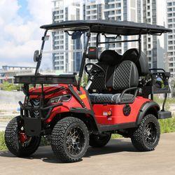 China New Model Electric Golf Cart with 14-inch Wheels Q235 Chassis and 10-inch Display for Comfort Driving for sale