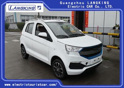 China High Speed EV Electric Shuttle Car With Battery 5 Seats Closed Door Mileage Range 135KM for sale