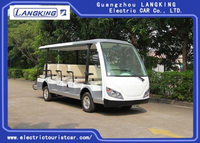 Chine Petite voiture électrique de navette, autobus guidé électrique Max.Speed de 14 personnes 28 km/h à vendre