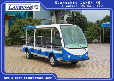 Chine véhicules de navette électriques des sièges 72V 14 pour le passager multi 28km/H Max. Speed siège arrière avec le rideau à vendre