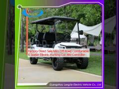Factory Direct Sale Mini Off Road Comfortable 6 Seater Electric Hunting Car 48v Controller