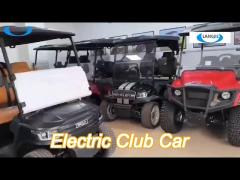 2+2 lugares Carro de clube eletrônico bateria de golfe carro de caça buggy com DOT
