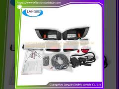 Carrinho de Golf Kart 12V DC LED Lâmpadas Frontais Fronteiras Freio Lâmpadas traseiras Kit Para EZGO TXT