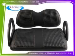 Golf Car Club Car DS Negro Pequeño Cuadrado Almofada del asiento delantero A prueba de agua y resistente a grietas tapa del asiento