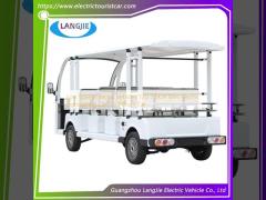 11 zitplaatsen Low Speed elektrische voertuigen 72V 7.5KW Mini Electric Sightseeing Car For Resort Car