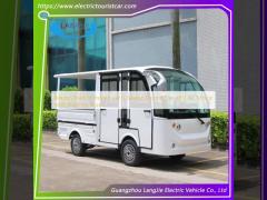 Autobus turistico elettrico da 5 posti 48v autocarro elettrico con scatola di carico per resort