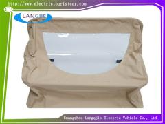 Club Car Rear Bag Rain Cover, Detachable And Foldable, Suitable For Golf Carts