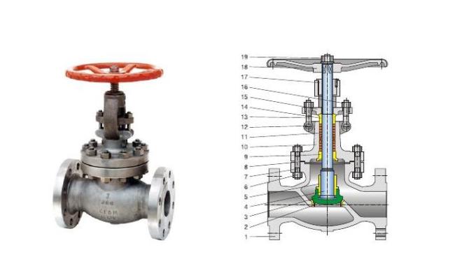 Globe Valve Drawing