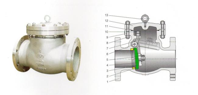 Swing Check Valve Drawing